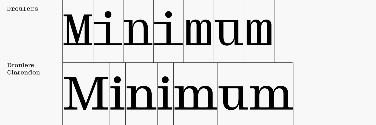 Droulers Clarendon – Bureau Brut